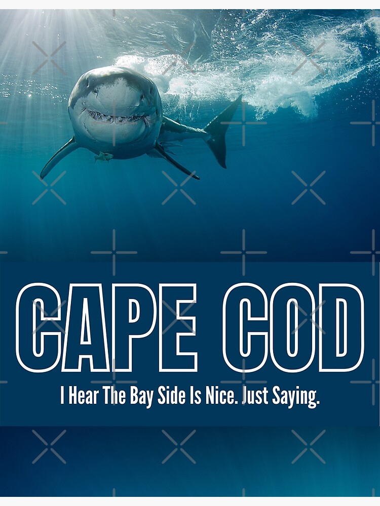 "Cape Cod Shark" Poster by Banjoseph | Redbubble