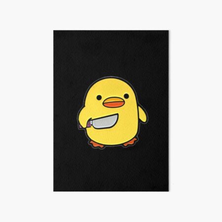 Lámina rígida «pato con cuchillo graciosas memes pájaro enojado peligro ...