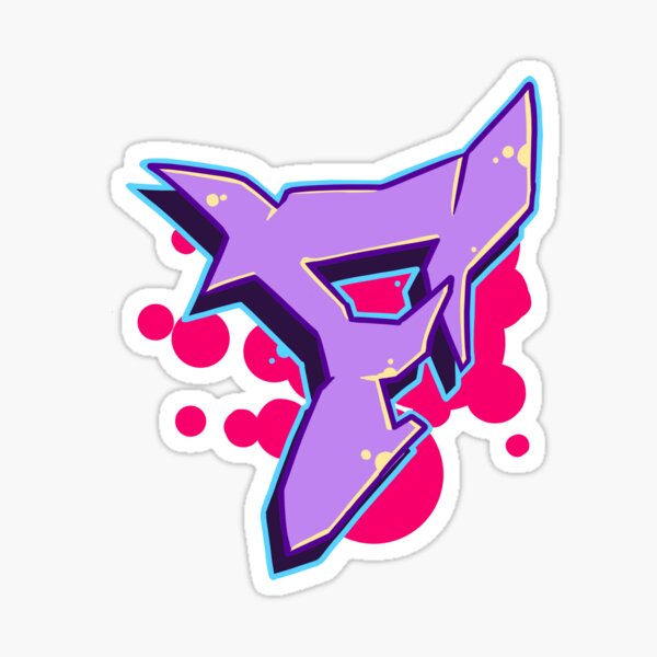 "Letter F - Graffiti Street Art Style " Sticker for Sale by ...