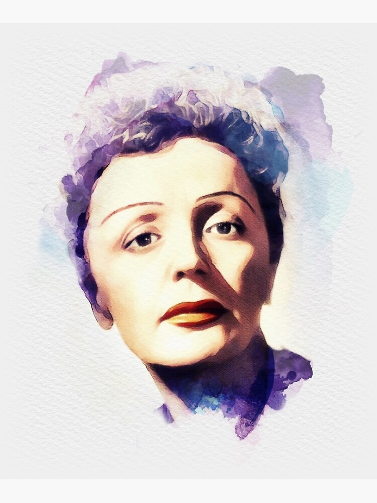 "Edith Piaf, Music Legend" Poster by Hollywoodize | Redbubble