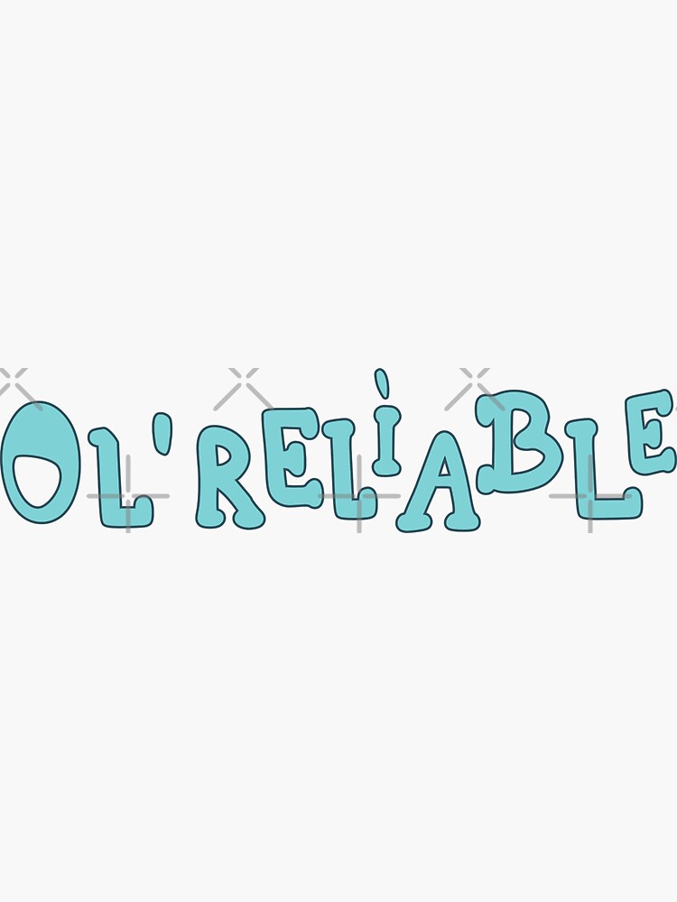 "Ol Reliable Toon" Sticker for Sale by UltraMelon | Redbubble