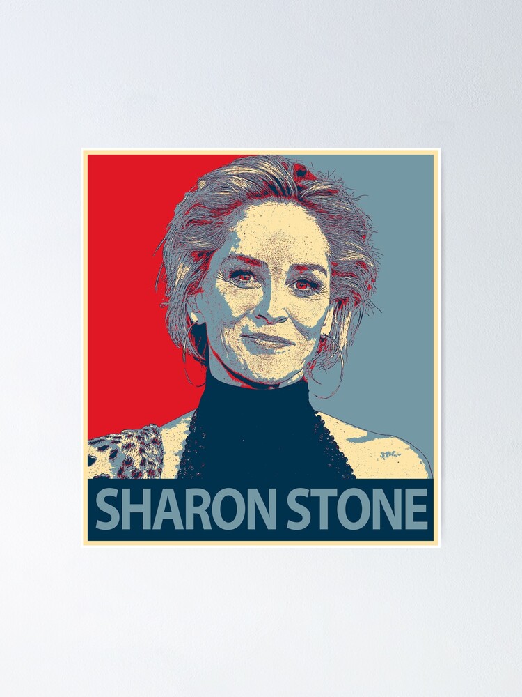 "Sharon Stone" Poster by KaraGrey | Redbubble