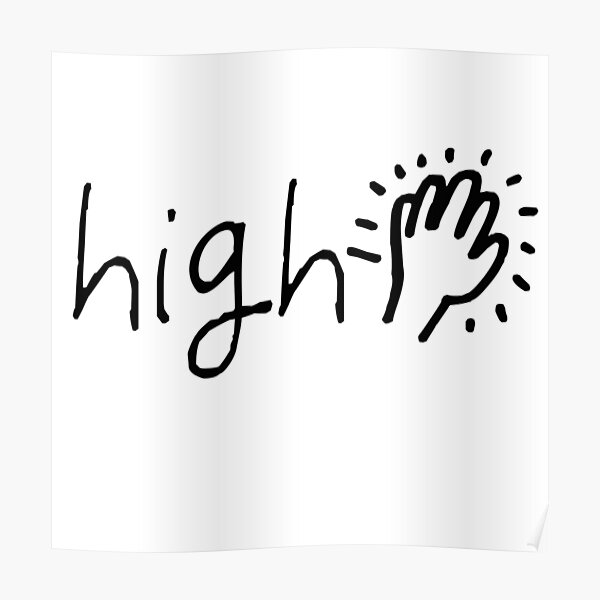 High Five Posters | Redbubble