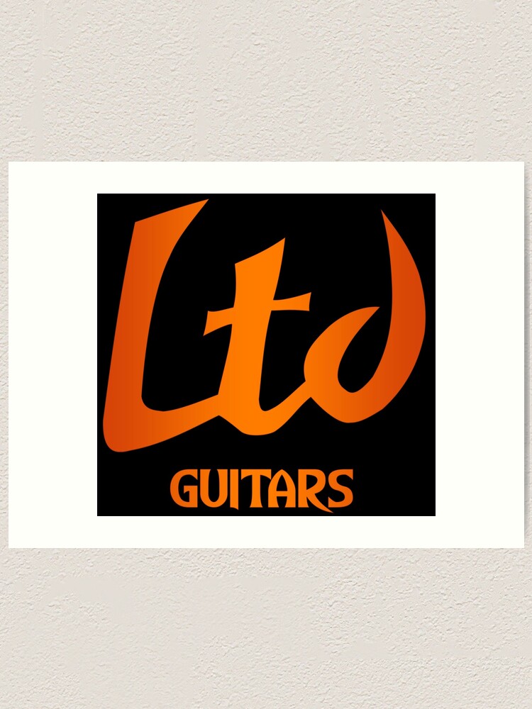 "LTD Guitar Logo" Art Print for Sale by wasisnt | Redbubble