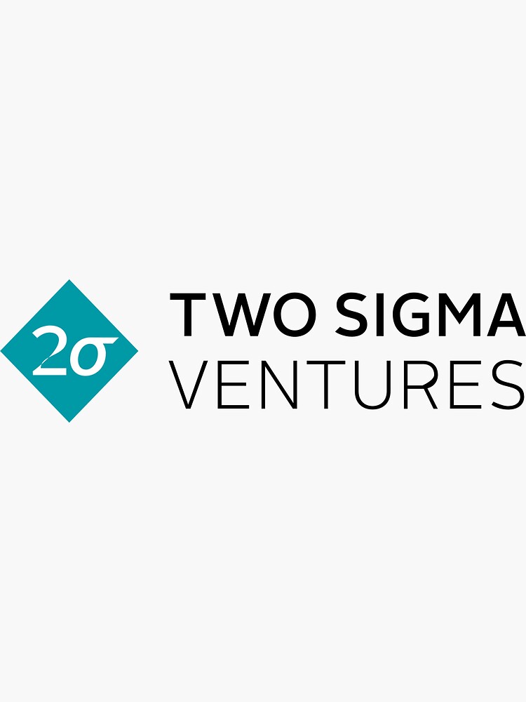 "Two Sigma Ventures logo" Sticker for Sale by DagnoloCarlo | Redbubble