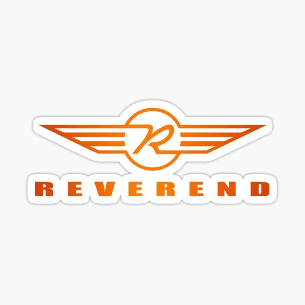 "Reverend Logo" Sticker for Sale by wasisnt | Redbubble
