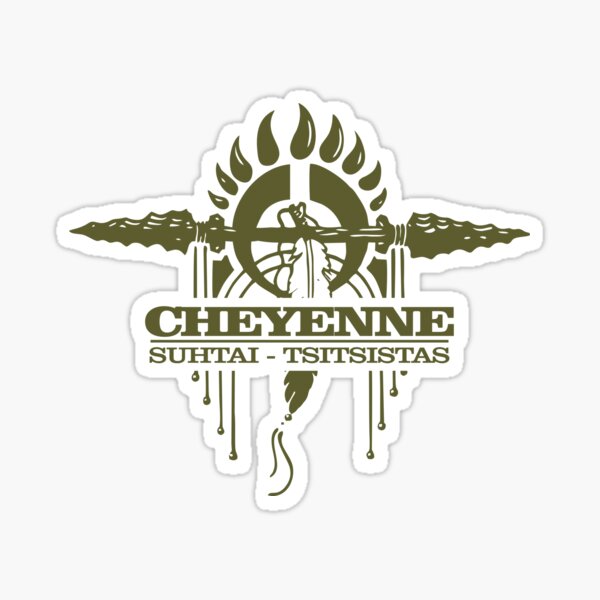 "Cheyenne 2o (NA)" Sticker for Sale by curranmorgan | Redbubble