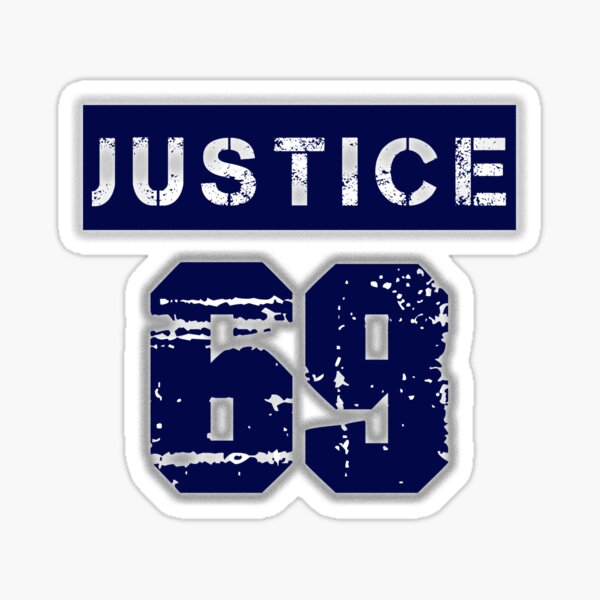 "Justice 69" Sticker for Sale by gadolafaki | Redbubble