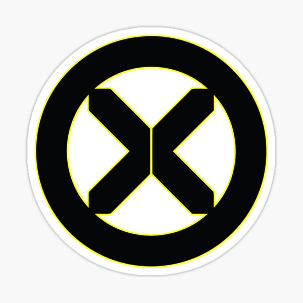 "X Logo" Sticker for Sale by dracine81 | Redbubble