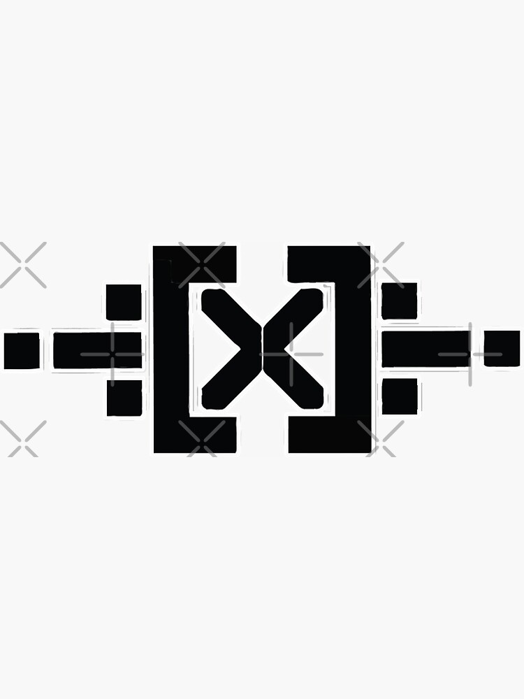 "X Logo" Sticker for Sale by dracine81 | Redbubble
