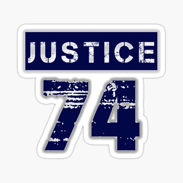 "Justice 74" Sticker for Sale by gadolafaki | Redbubble
