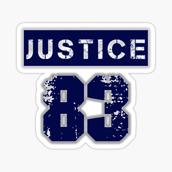 "Justice 83" Sticker for Sale by gadolafaki | Redbubble