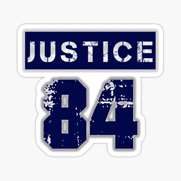 "Justice 84" Sticker for Sale by gadolafaki | Redbubble