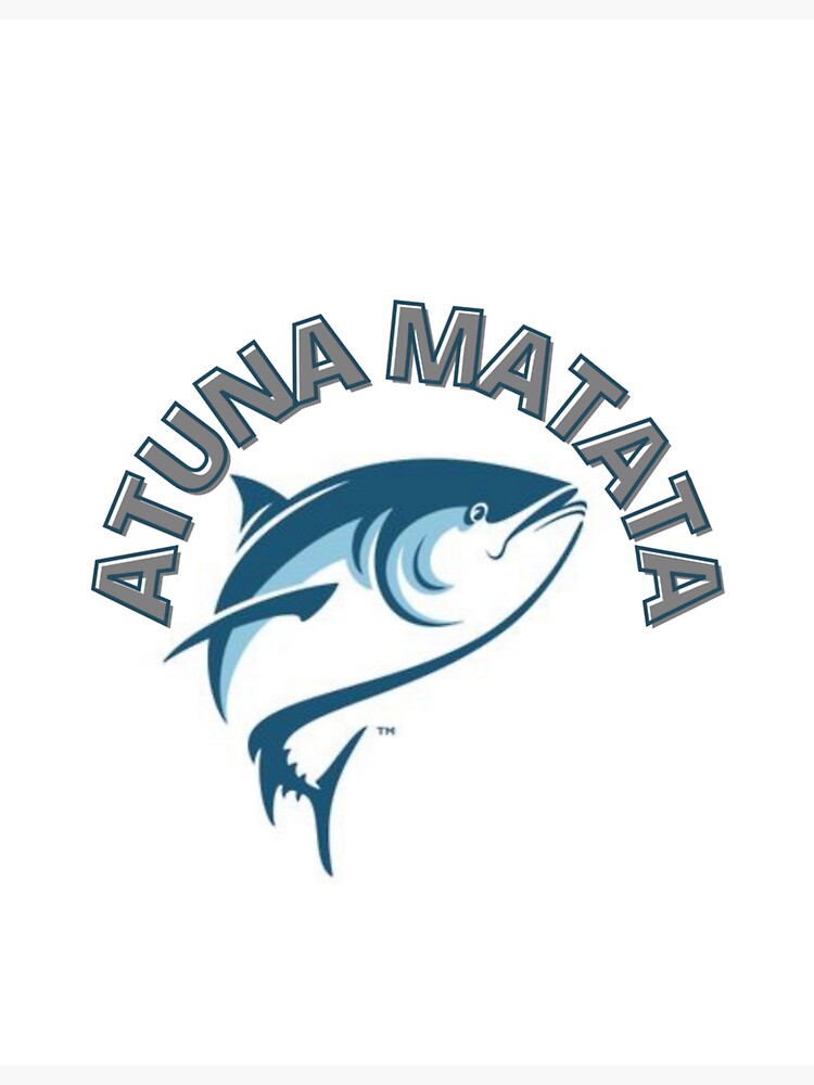 "ATUNA MATATA" Sticker for Sale by sadouk | Redbubble