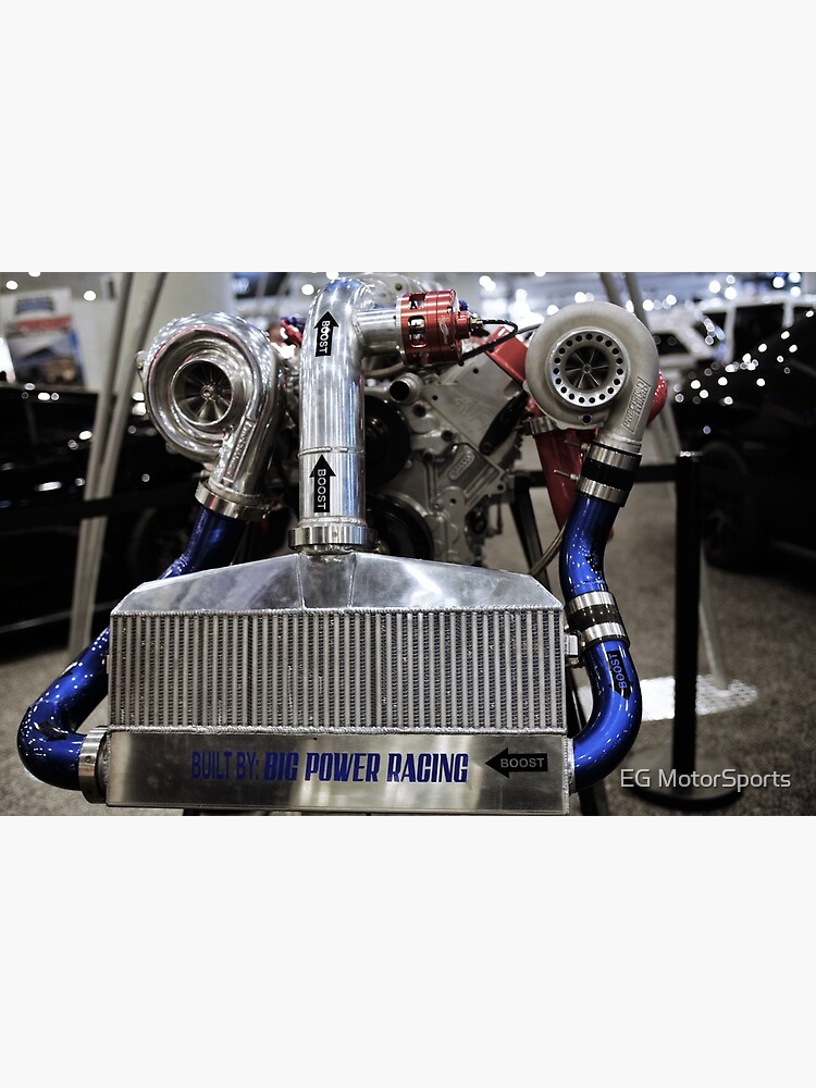 "twin turbo setup" Poster by egmotorsports | Redbubble