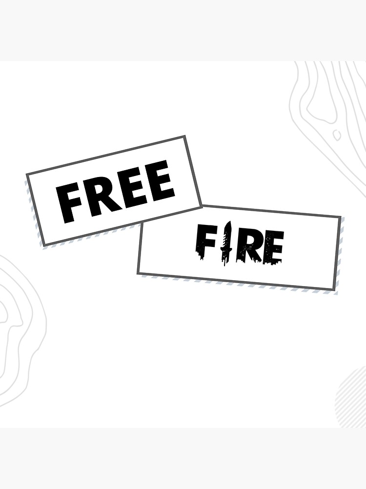 "Tshirt FREE FIRE GARENA" Sticker for Sale by Amoni1 | Redbubble