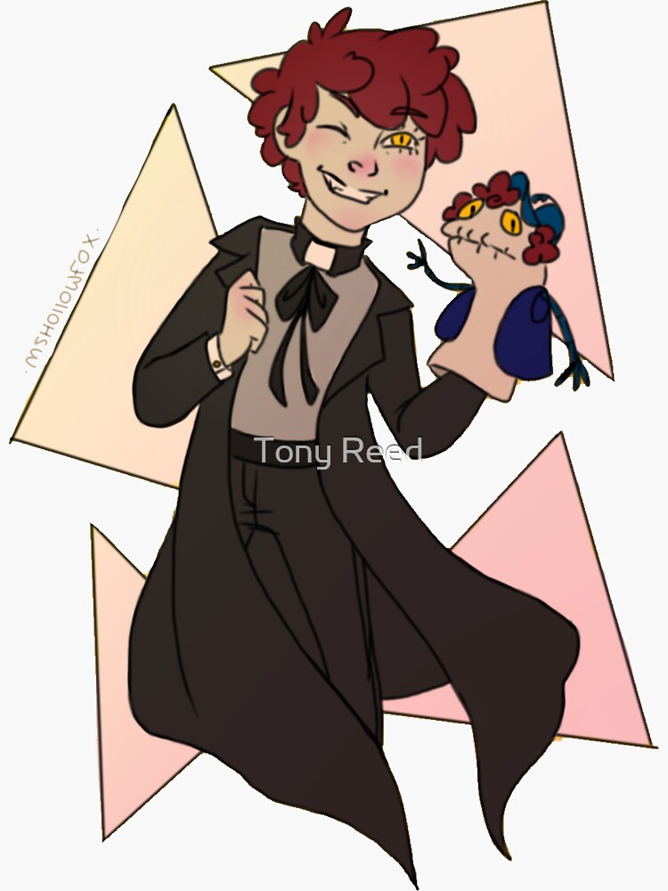 "Just a puppet" Sticker for Sale by MsHollowfox | Redbubble