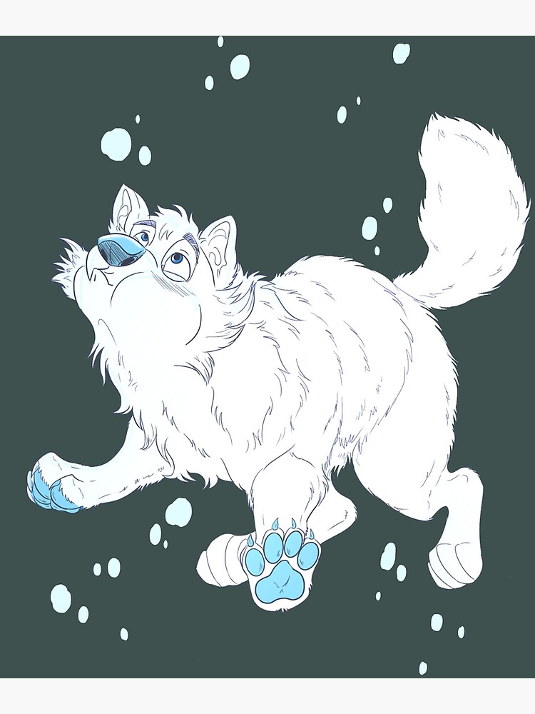 Póster «Gráfico de cachorro submarino» de HarpWyrmDraws | Redbubble