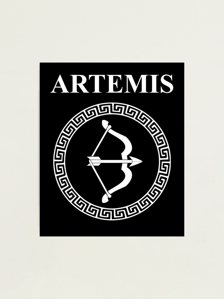 Greek Goddess Artemis Symbol Greek Goddess Artemis Illustration