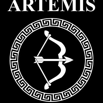 Greek God Artemis Symbols Greek Goddess Artemis With Bow And Arrow