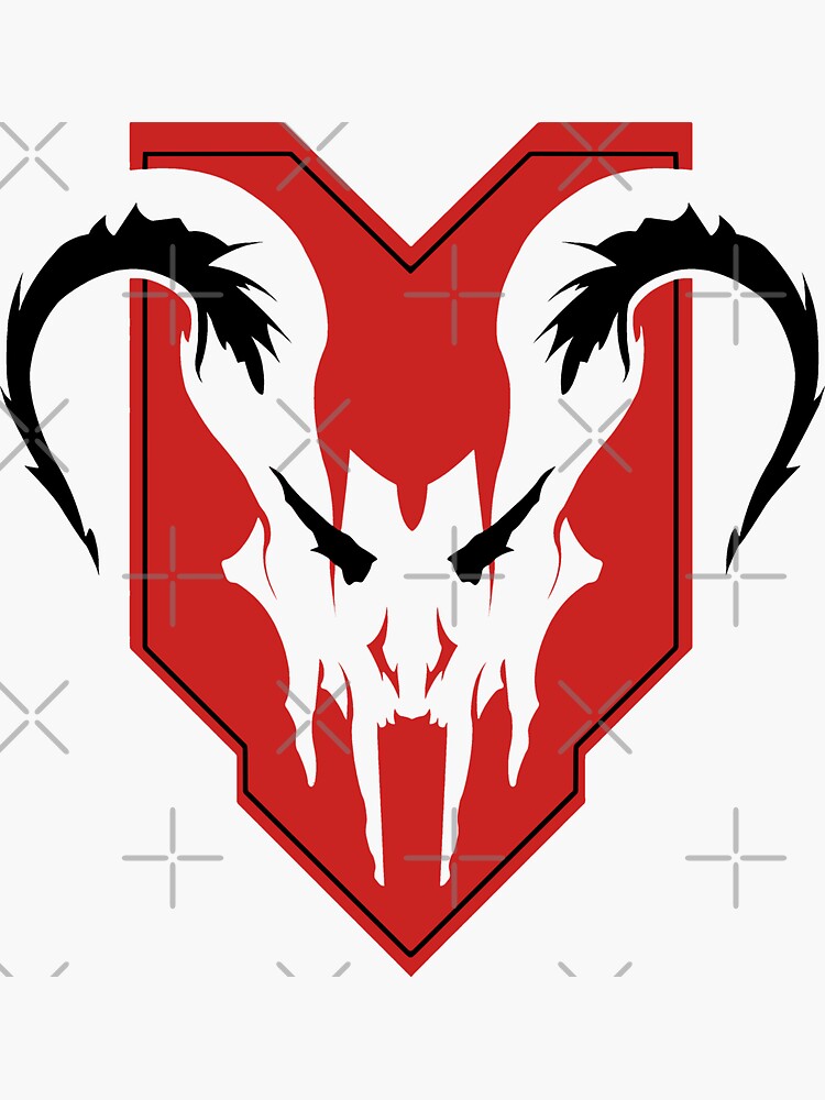 "apex predator logo" Sticker for Sale by SEDOM | Redbubble