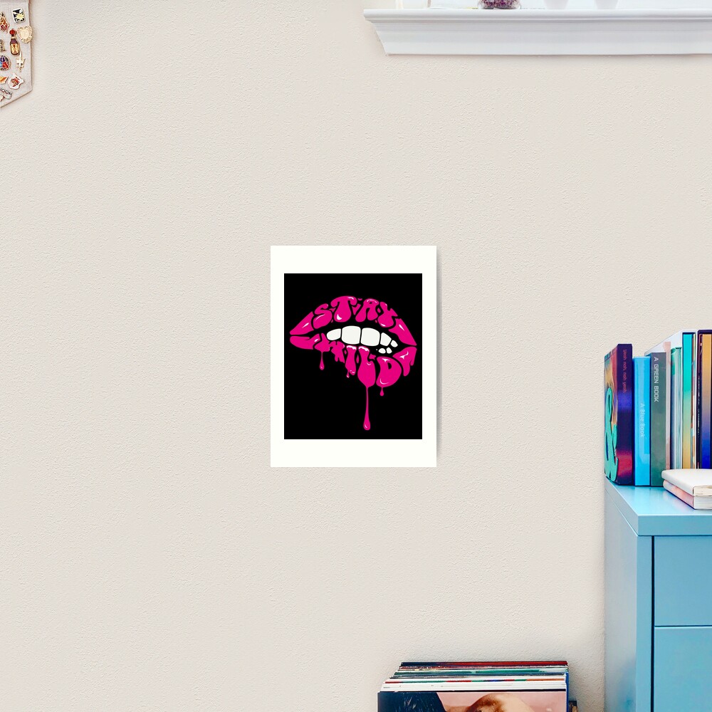 "Ben Azelart Merch Stay Wild Lip" Poster for Sale by MAZAX | Redbubble