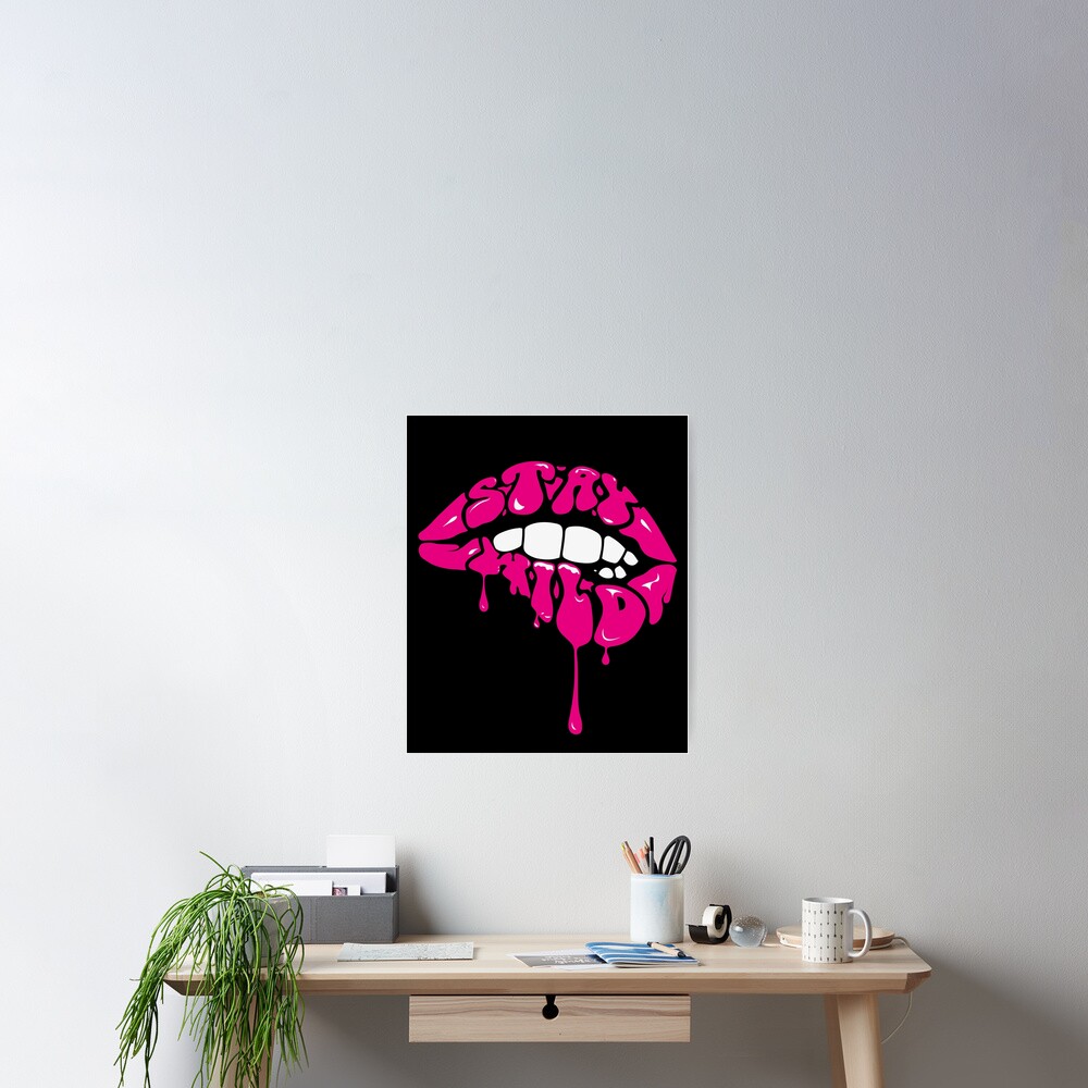 "Ben Azelart Merch Stay Wild Lip" Poster for Sale by MAZAX | Redbubble