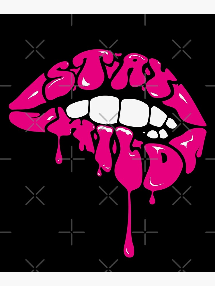 "Ben Azelart Merch Stay Wild Lip" Poster for Sale by MAZAX | Redbubble