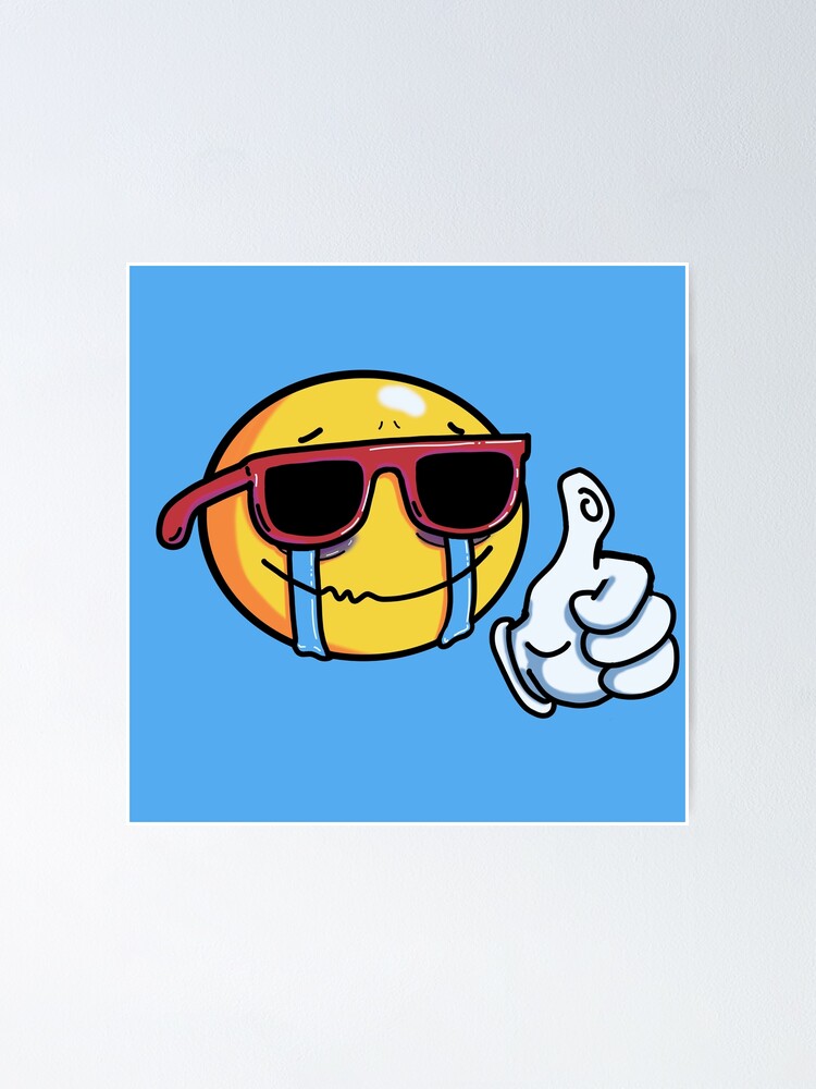 "Not so happy face" Poster for Sale by MaddRelz | Redbubble