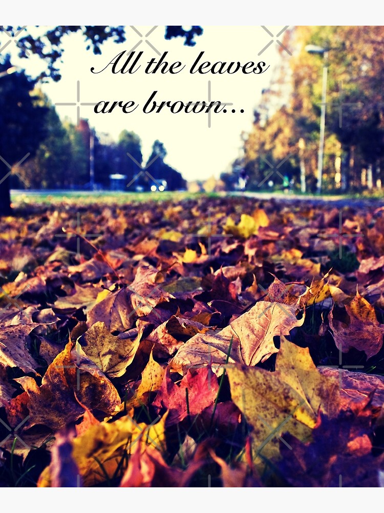 "Autumn Leaves" Framed Art Print for Sale by StuarteesDesign | Redbubble