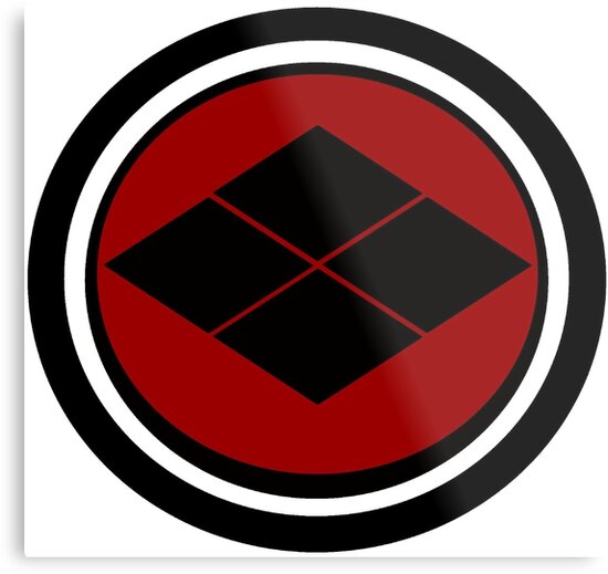 "Takeda Clan Crest- Japanese Historical Samurai" Metal Print by ...