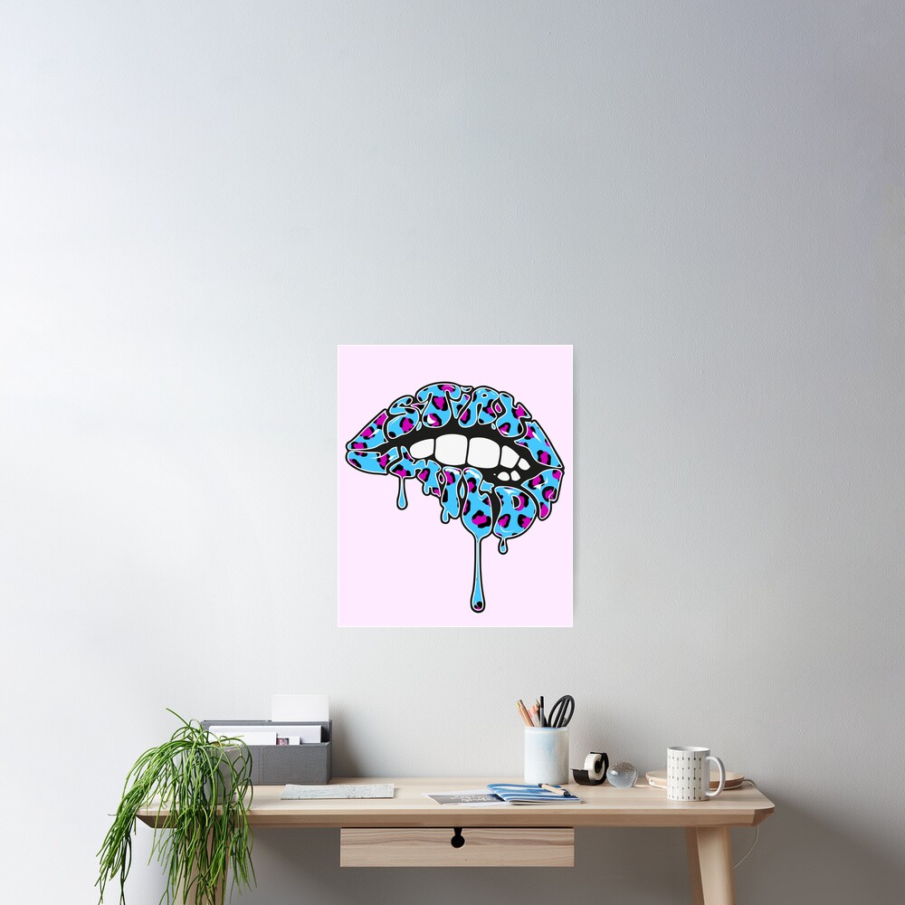 "Ben Azelart Merch New Stay Wild Lip" Poster for Sale by MAZAX | Redbubble
