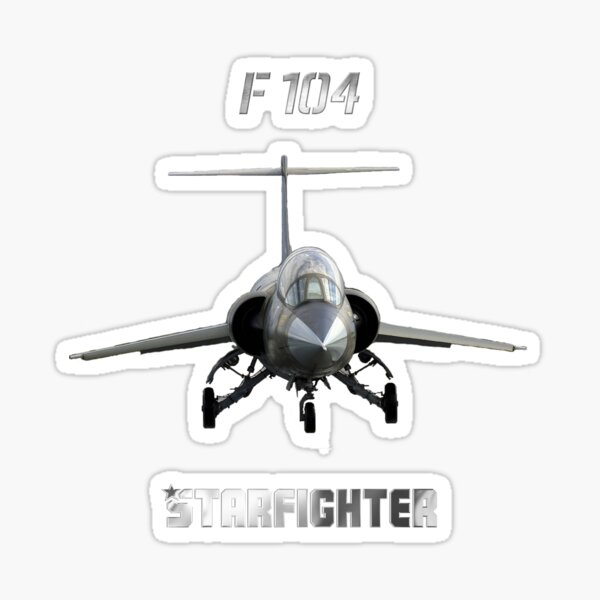 "NATO jet F-104 starfighter" Sticker for Sale by Dirk4171 | Redbubble