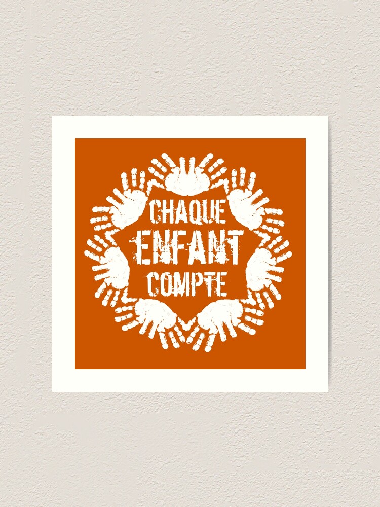 "Chaque Enfant Compte | White Every Child Matters Design With Children ...