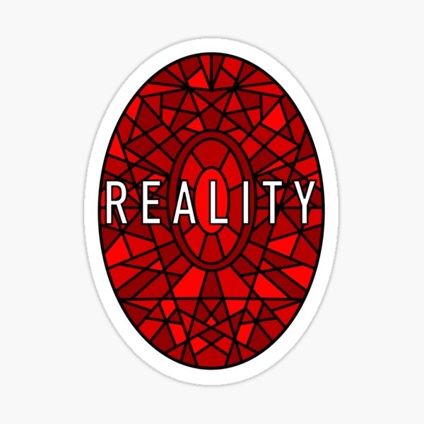 "Marvel Cinematic Universe Infinity Stone - Reality Stone" Sticker for ...