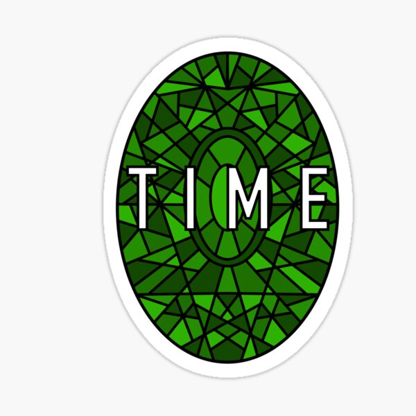 "Marvel Cinematic Universe Infinity Stone - Time Stone" Sticker for ...