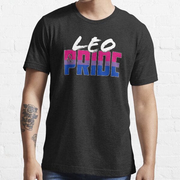 Leo Bisexual Pride Flag Zodiac Sign T Shirt By Valador Redbubble
