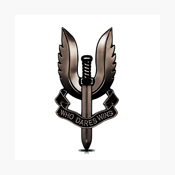 Impression photo « Emblème militaire des services aériens spéciaux SAS ...