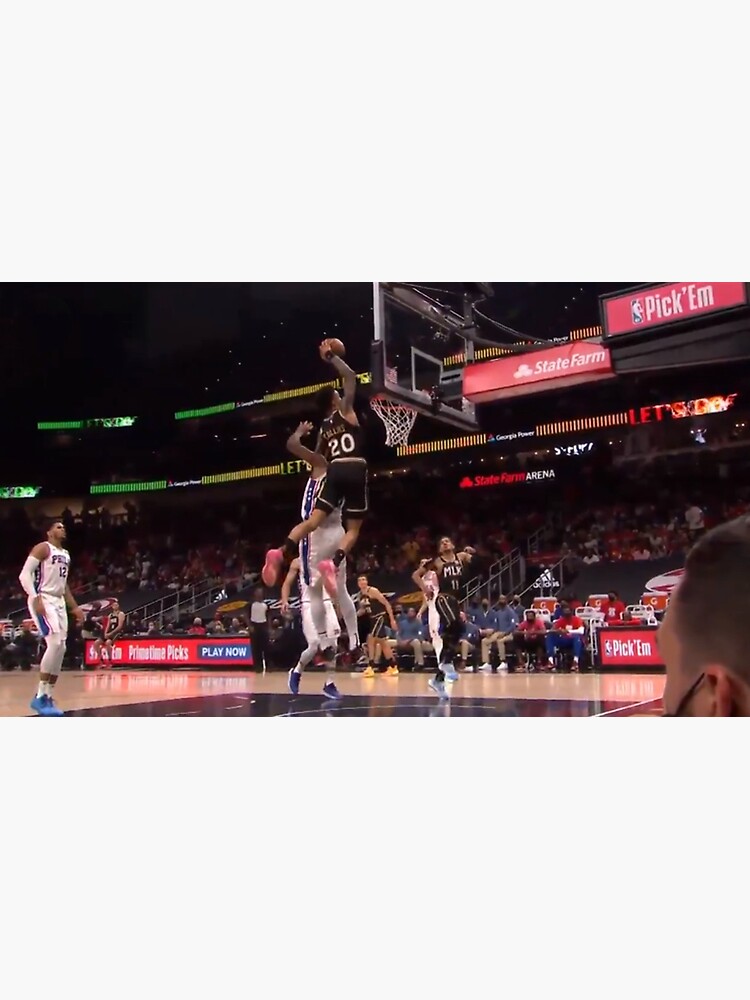 "John Collins dunk on embiid" Poster for Sale by m-Ss | Redbubble