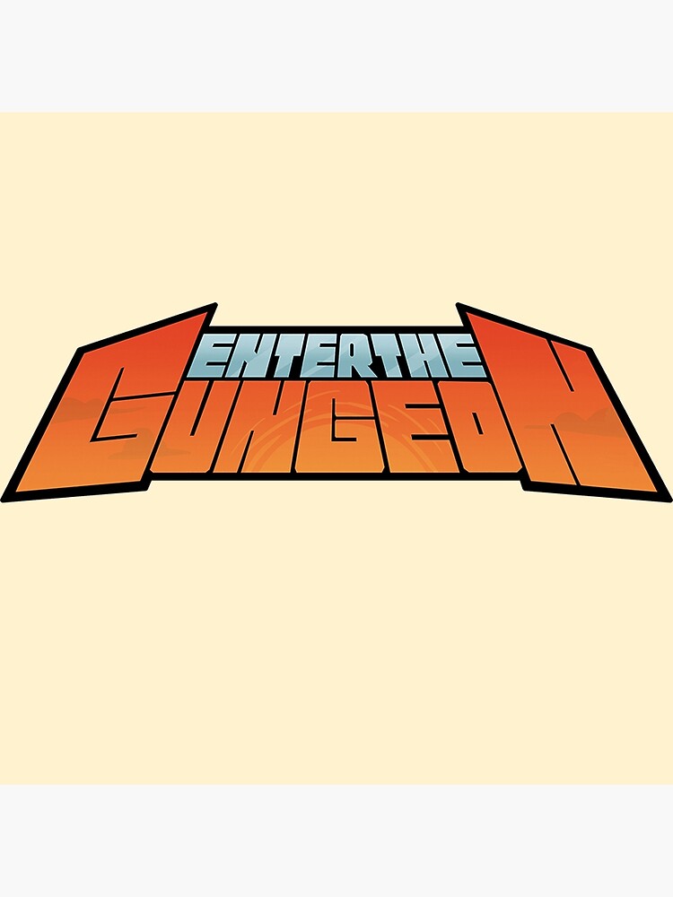 "Enter The Gungeon: Logo1" Art Print by cerebrare | Redbubble