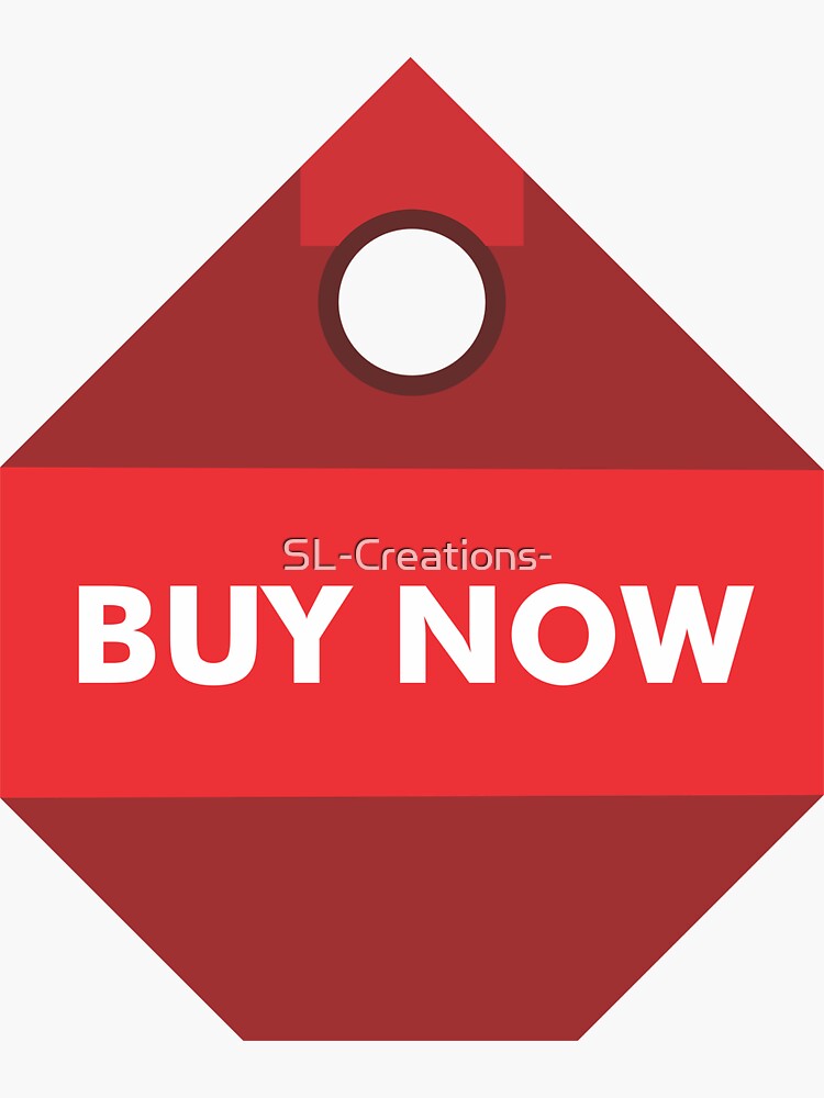 "Buy Now Tag for Shop - Discount tag" Sticker for Sale by SL-Creations ...
