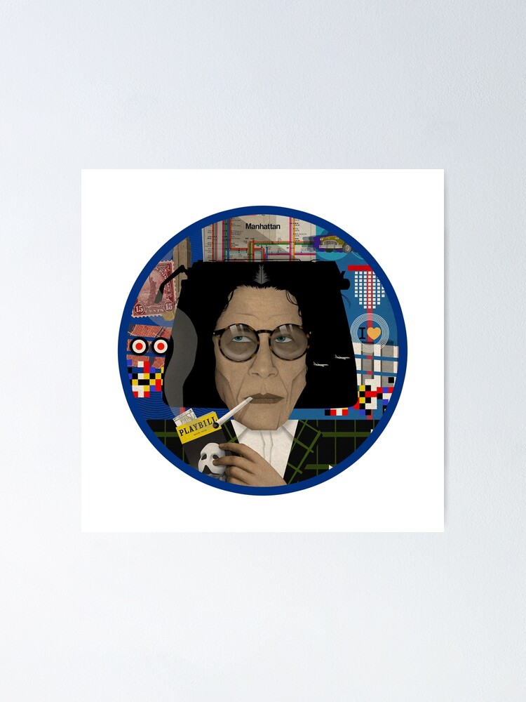 "The Incredible and Funny Fran Lebowitz " Poster for Sale by Manga-101 ...