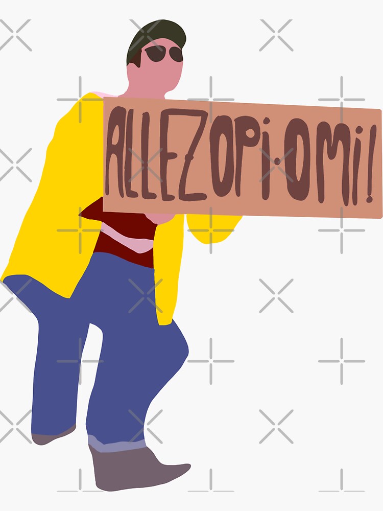 "Go Opi Omi" Sticker for Sale by Fosfenes | Redbubble