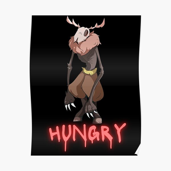 "Hungry, Hungry Wendigo" Poster for Sale by CleverCryptid | Redbubble