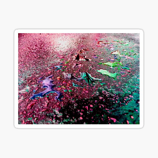 "Psychedelic Liquid" Sticker by VeronikaWoods | Redbubble