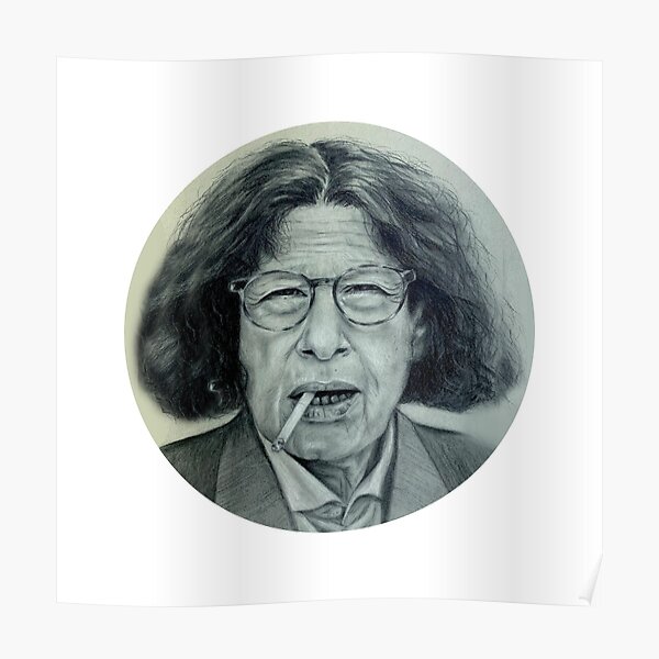 "The Funny Fran Lebowitz " Poster by Manga-101 | Redbubble