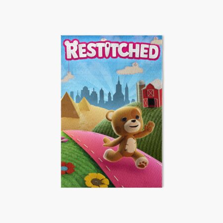 "Restitched Key Art" Art Board Print by Trixel | Redbubble