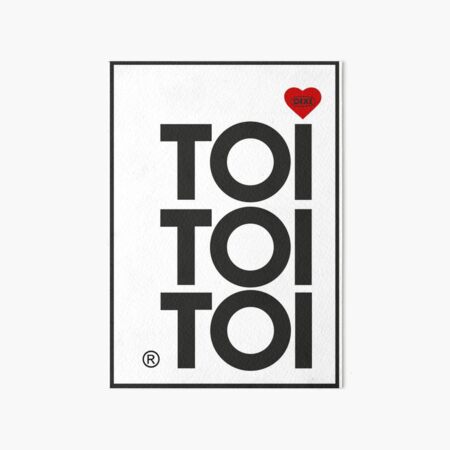 "Toi Toi Toi, Congratulations, Fingers Crossed, Good Luck Funny Dixi ...