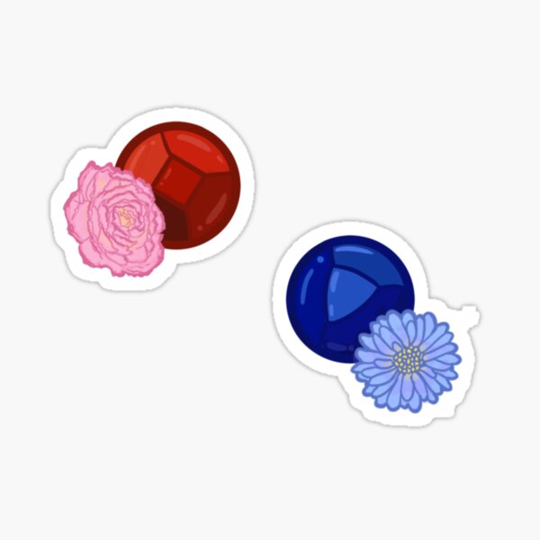 "Ruby And Sapphire Gems - Steven Universe" Sticker for Sale by ...