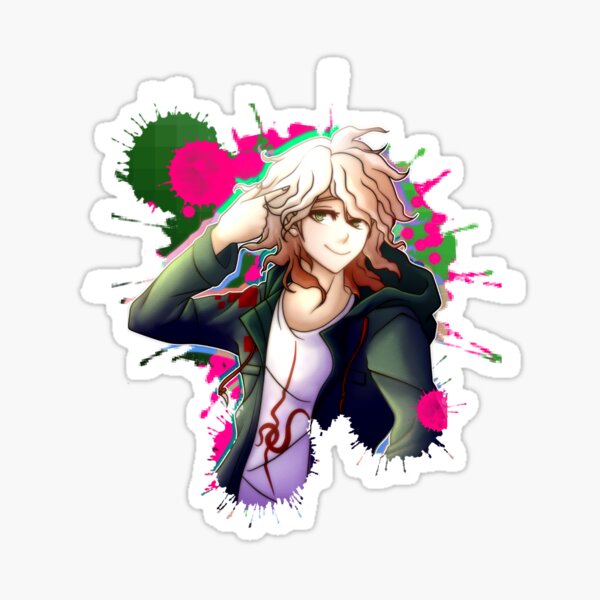 "Nagito Komaeda" Sticker for Sale by boyfromforest | Redbubble